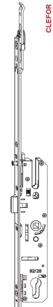 Serrure MACO B-TV Multi-Matic PZ E92 ajustable haut - Serrures & Clés