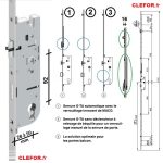 Serrure Maco G-TA G-TS silber VK8 EA 92 4 galets - Serrures & Clés