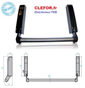 Antipanique NUOVA FEB Assa Abloy Corni EN1125 - Serrures & Clés